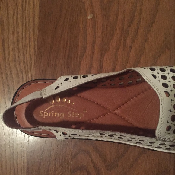 Spring Step | Shoes | White Spring Step European Sandals | Poshmark